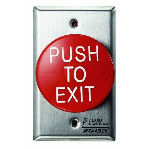 Alarm Controls Push Button,2-1/4 in. D,w/Face Plate TS-60 - Walmart.com