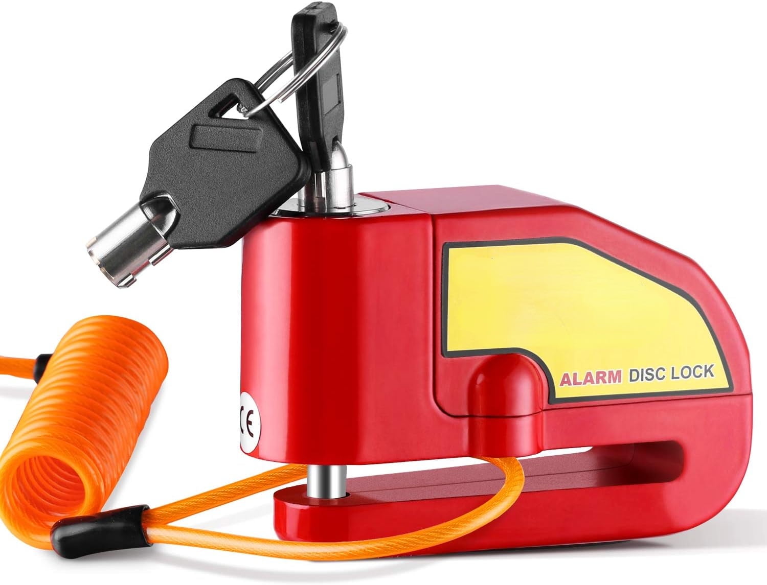 Alarm Disc Lock Motorcycle Disc Brake Lock Anti-Theft Waterproof 110 dB ...