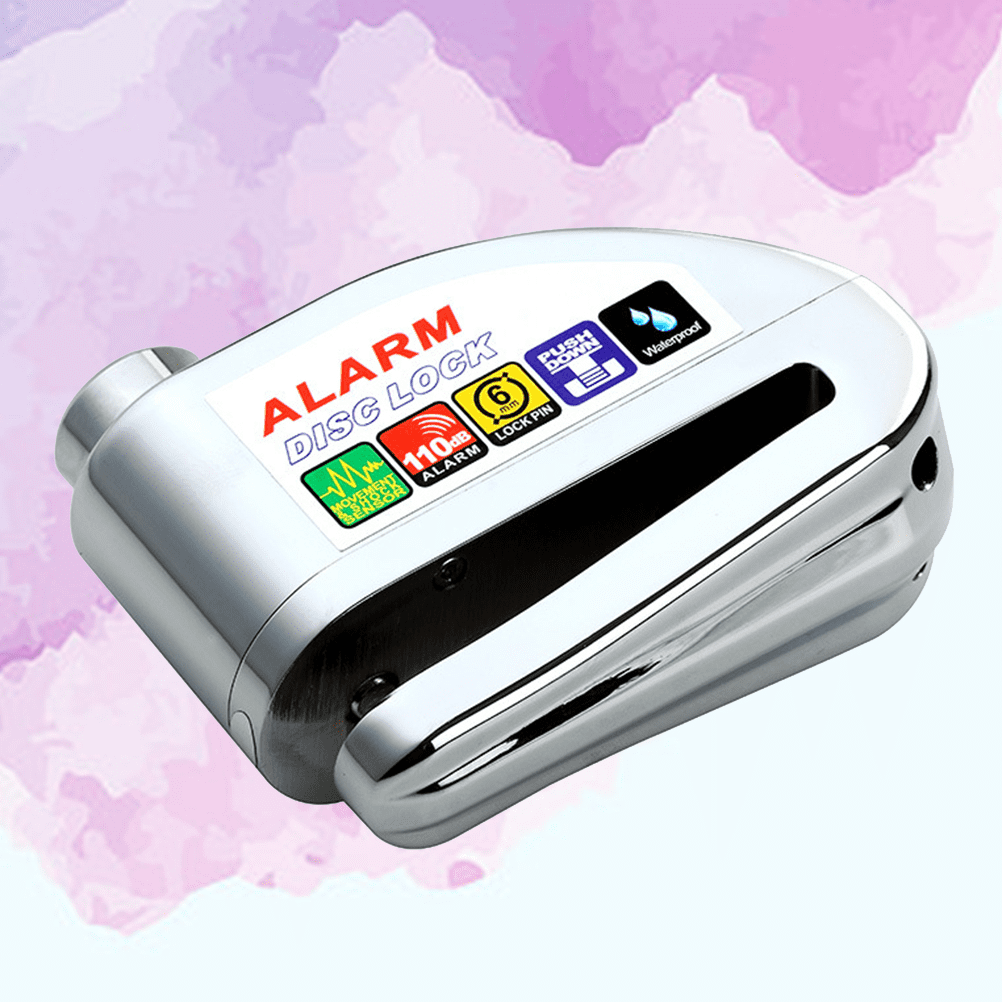 Alarm Disc Lock Waterproof Motorcycle Anti-Theft Disc Brake Lock Alarm ...