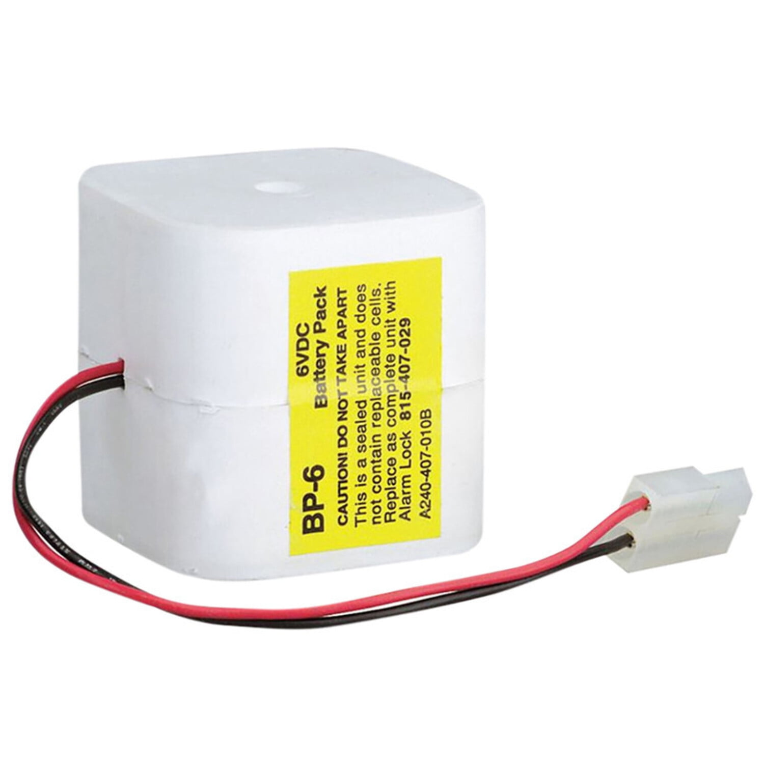Alarm Lock BP6 Battery Pack Model 11A PG10 LL1 - Walmart.com