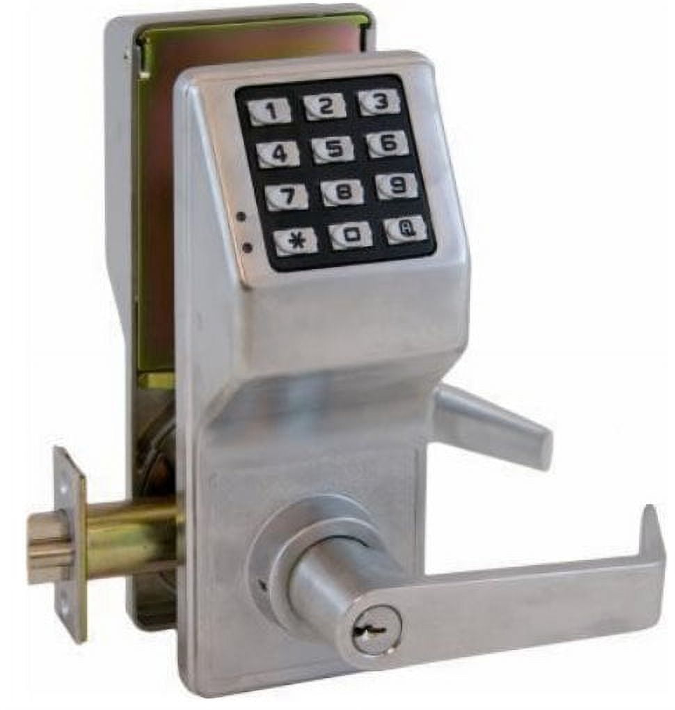 Alarm Lock DL2700 US26D Trilogy Electronic Digital Lever Lock Satin ...