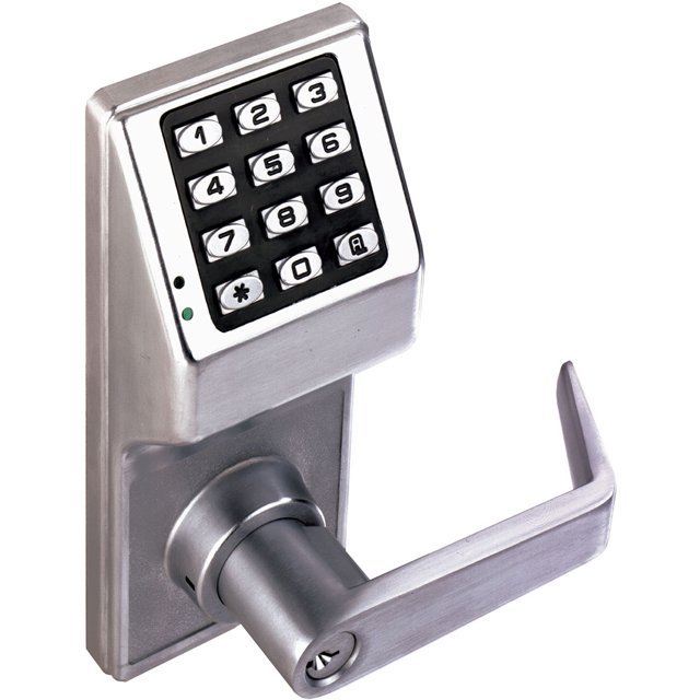 Alarm Lock DL2700 US26D Trilogy Satin Chrome Eelctronic Push Button ...