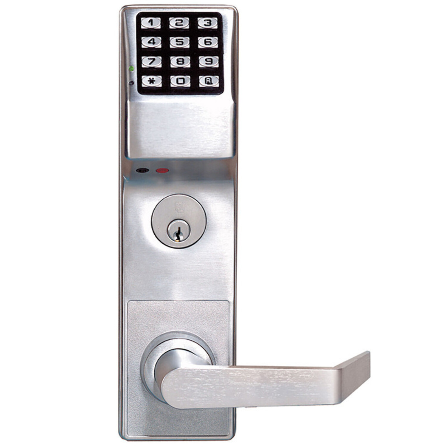 Alarm Lock DL3500CRL US26D Pushbutton Classroom Mortise Lock 300 Users ...
