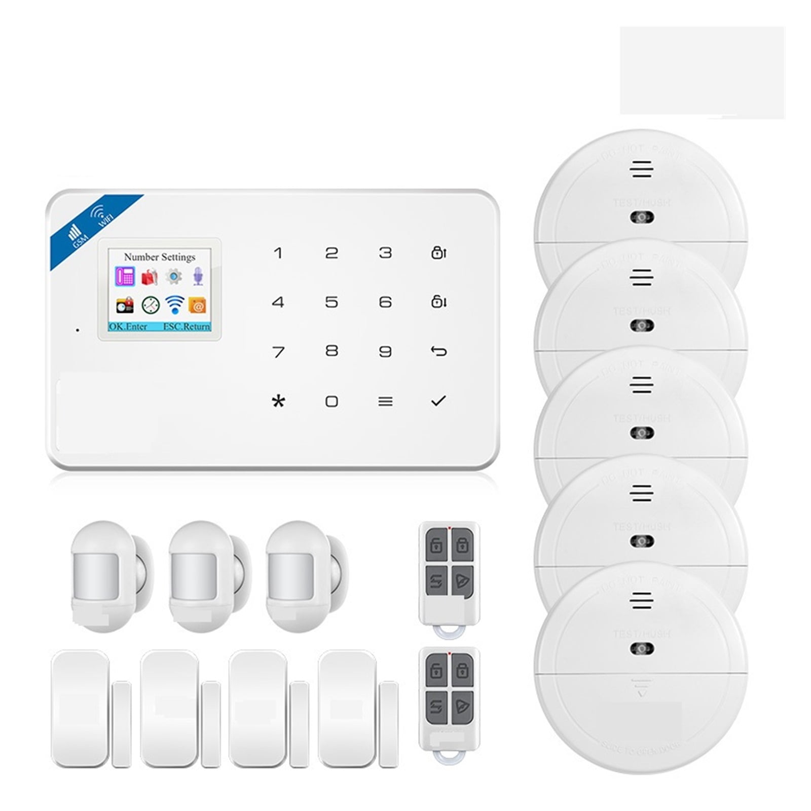 Alarm System For Home Burglar GSM Central Unit Alarm Panel Smart APP ...