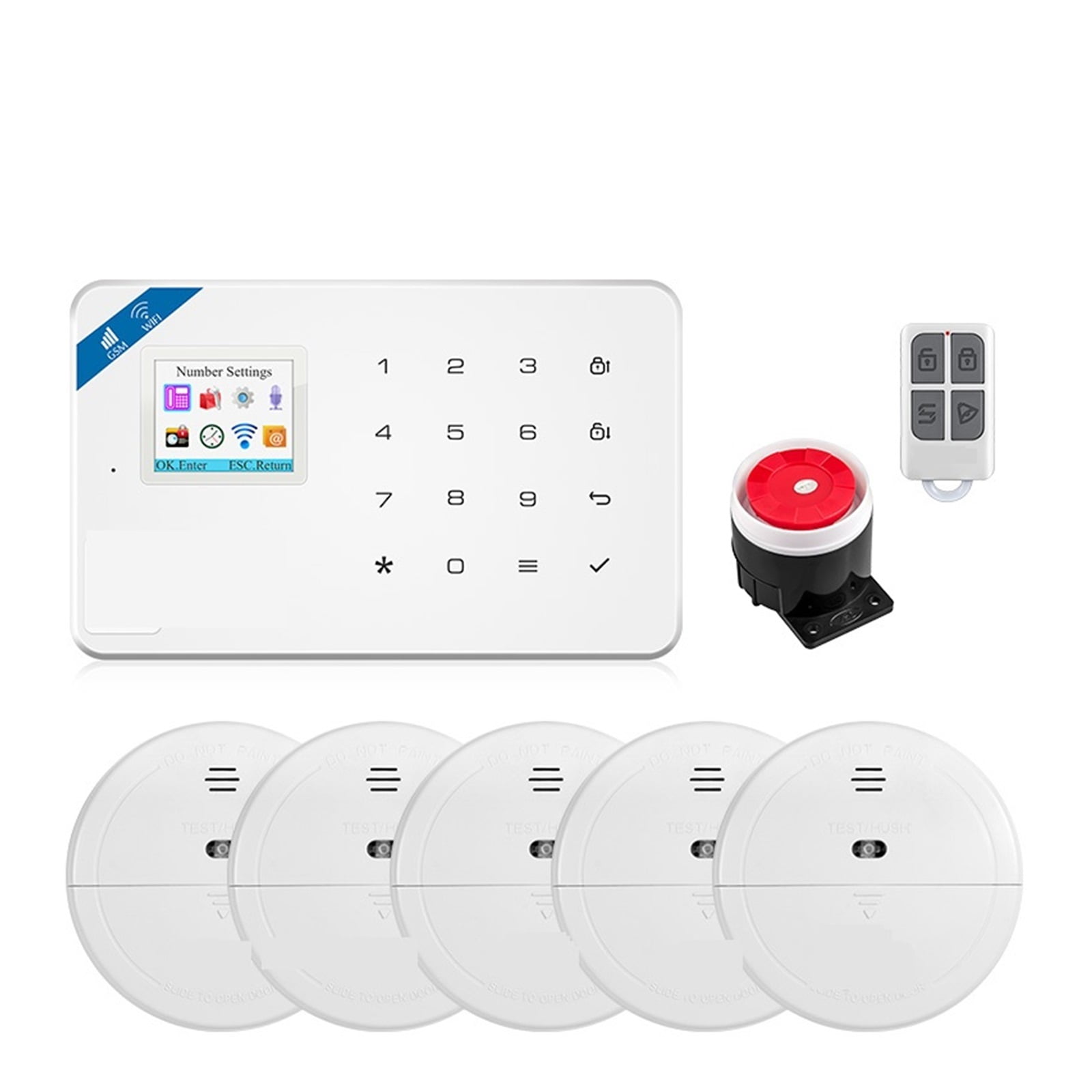 Alarm System For Home Burglar GSM Central Unit Alarm Panel Smart APP ...
