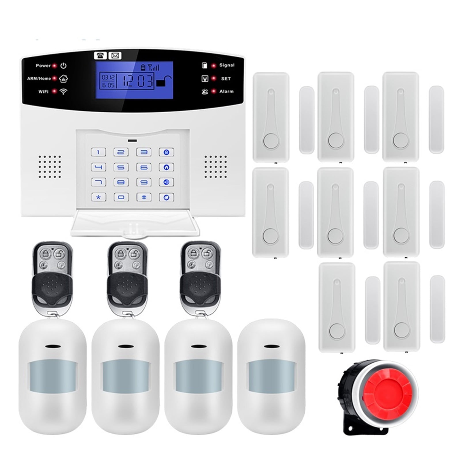 Alarm System For Home Burglar Security 433MHz GSM Alarm Wireless Tuya ...