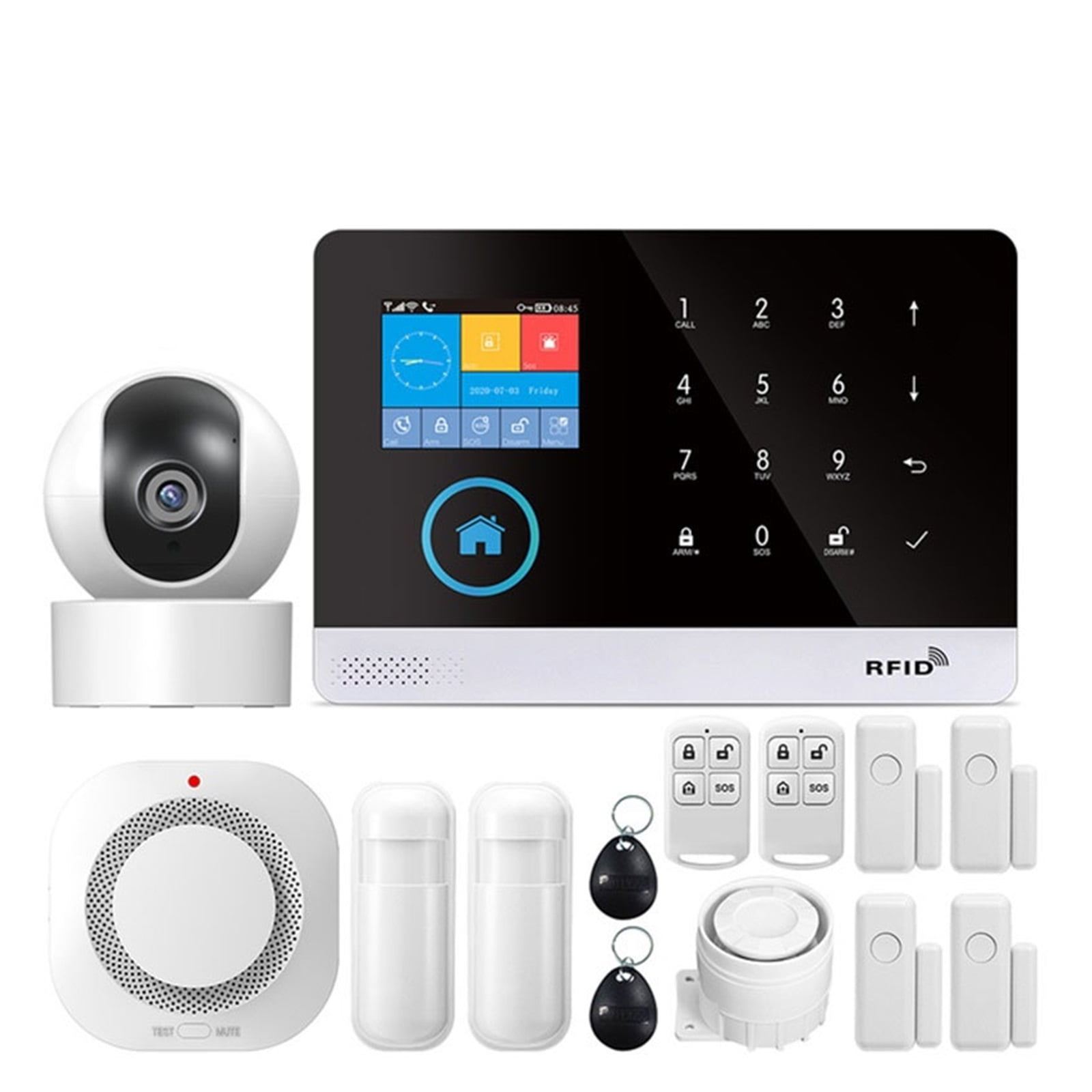 Alarm System For Home Burglar Security 433MHz GSM Alarm Wireless Tuya ...