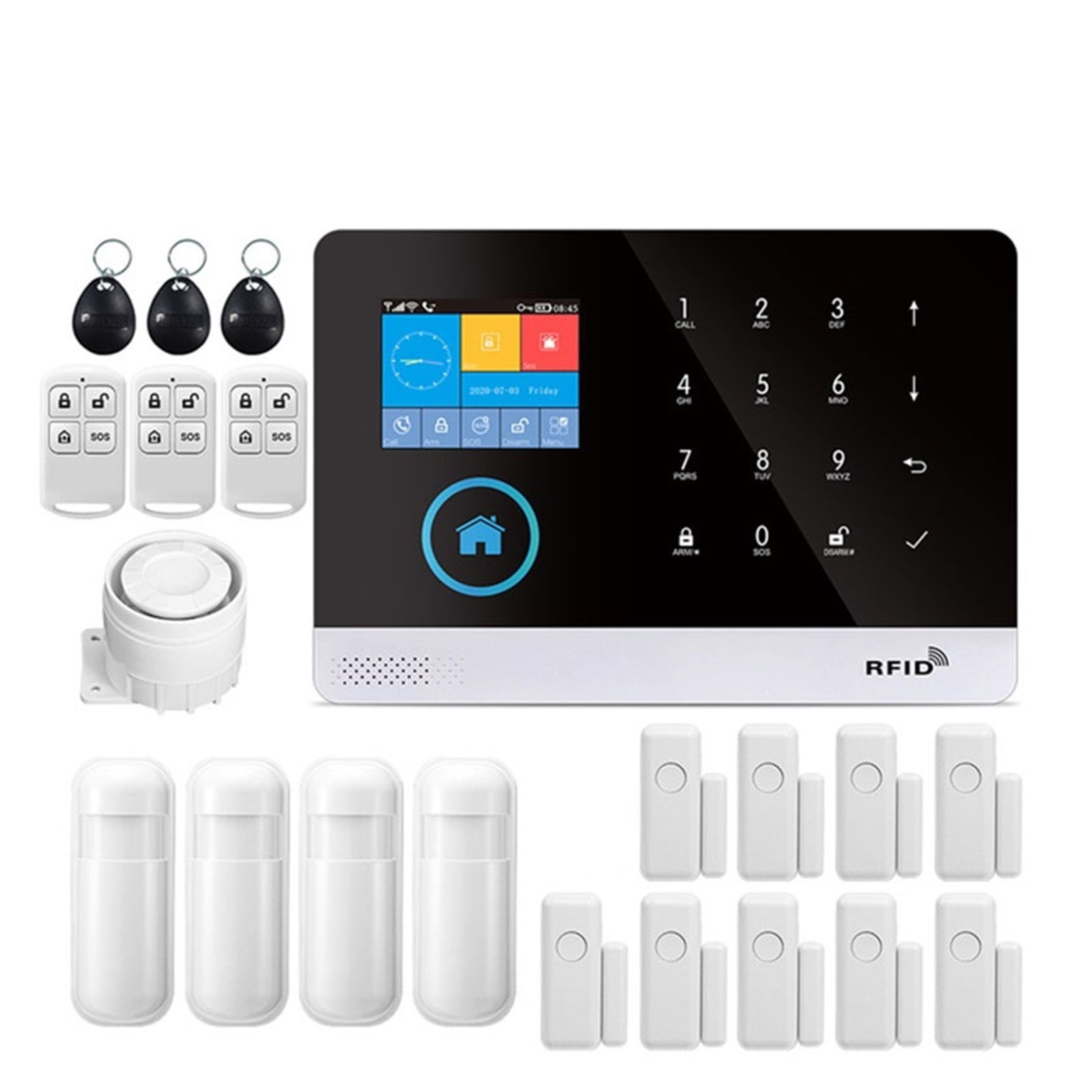 Alarm System For Home Burglar Security 433MHz GSM Alarm Wireless Tuya ...