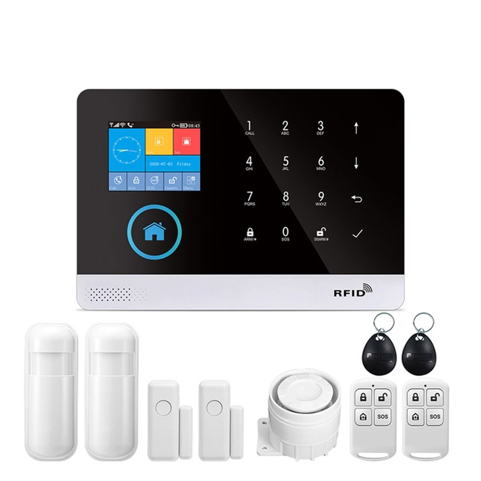 Alarm System For Home Burglar Security 433MHz GSM Alarm Wireless Tuya ...