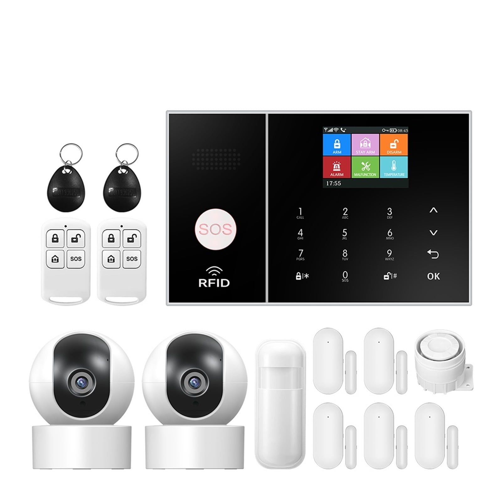 Alarm System For Home GSM Security Alarm Host With Door And Motion ...