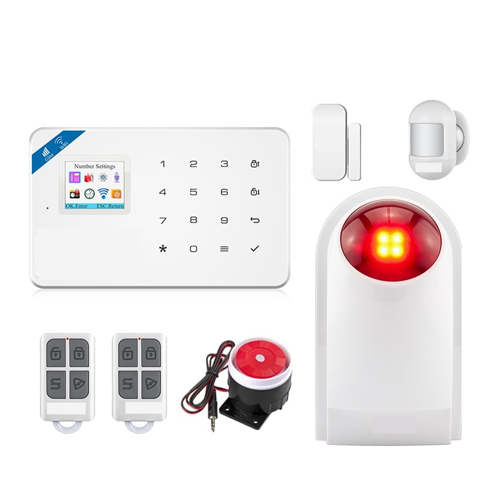 Alarm System Home Kit Support GSM Alarm Tuya Smart Motion Sensor ...