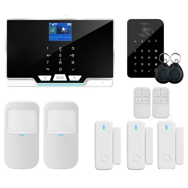 Alarm System Kit Smart Tuya APP GSM Alarm System 433MHz Home Security ...