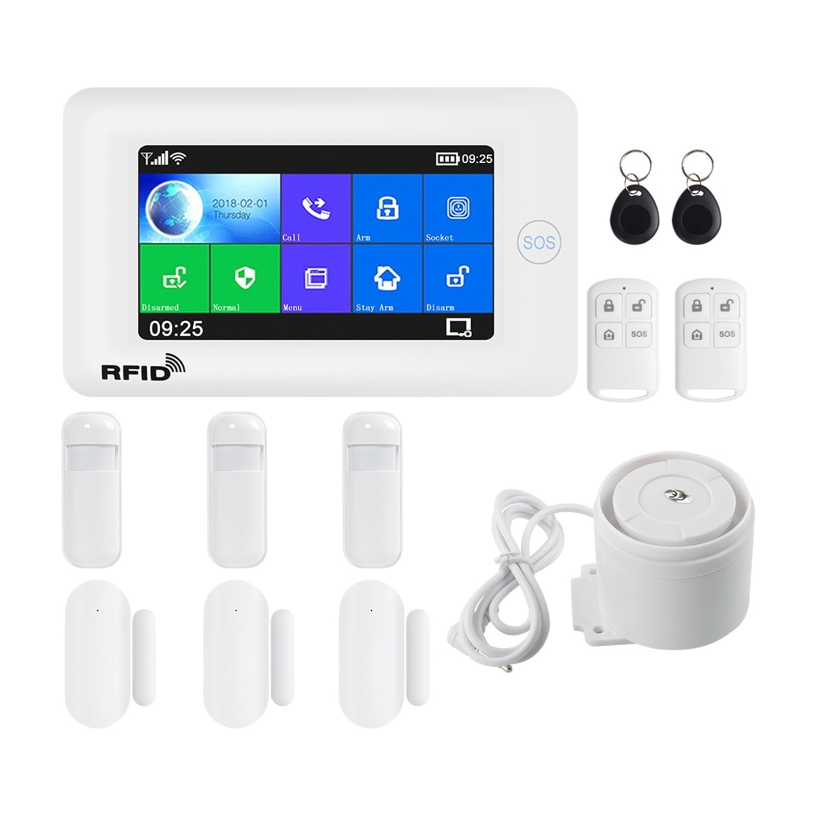 Alarm System Supports And For Smart Home Security Burglar Compatible ...