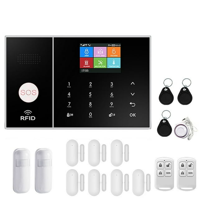 Alarm Systems Security Home GSM Burglar Security Alarms With Door ...