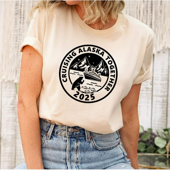 Alaska 2025 Cruise Shirt, Cruising Alaska Together, Cruise Squad Tee, Cruise Travel Shirt ...