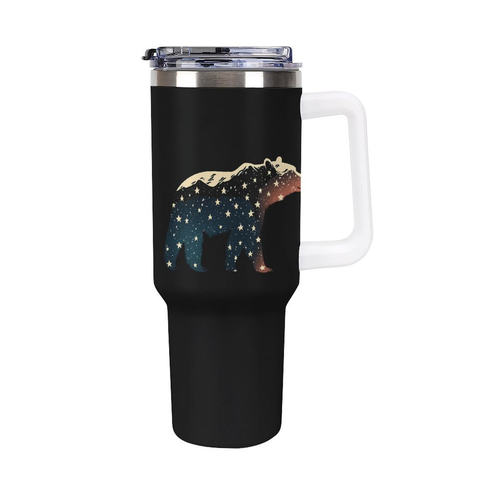 Alaska Bear 40 oz Tumbler with Handle and Straw Stainless Steel ...