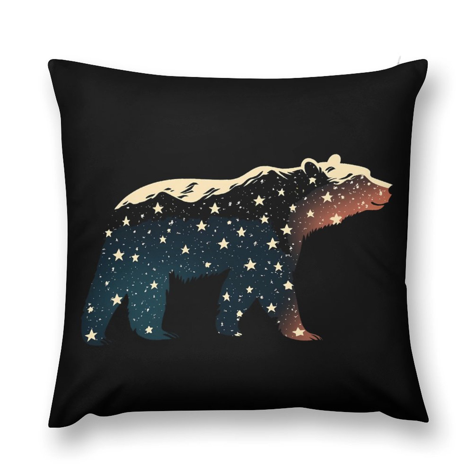 Alaska Bear Throw Pillow Cases Plush Pillow Cover Decorative ...