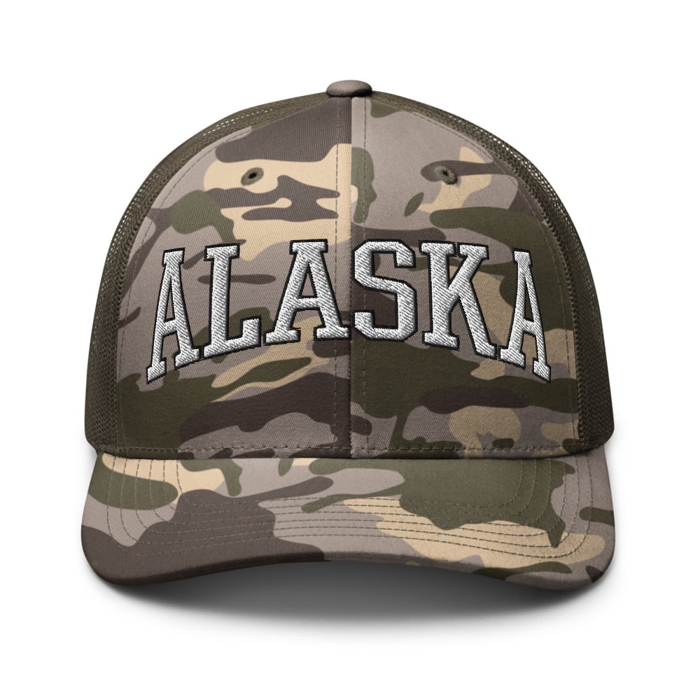 Alaska Camouflage Trucker Hat (Camo/Olive) - Walmart.com