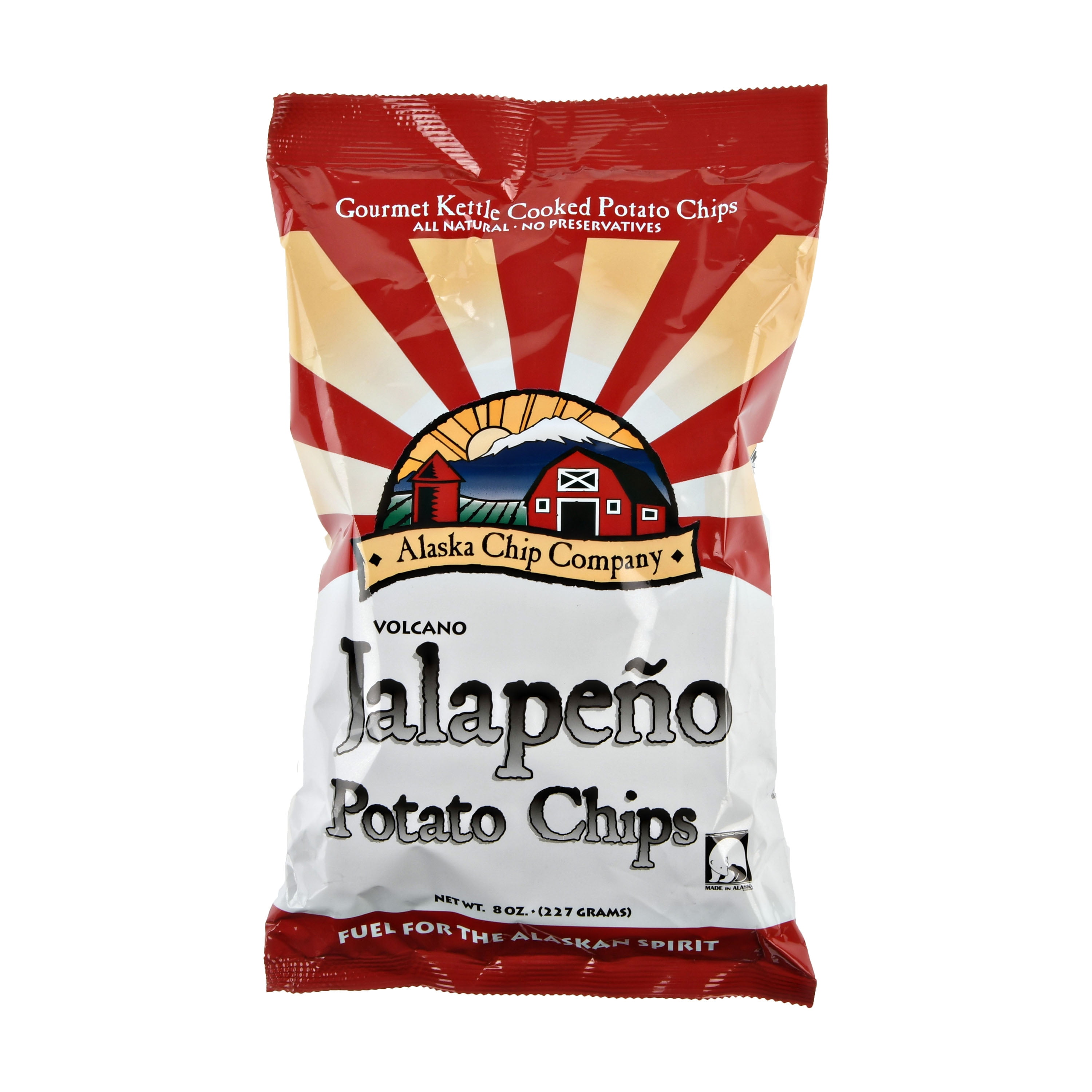 Alaska Chip Company Jalapeno Volcano Potato Chips, 8 oz - Walmart.com