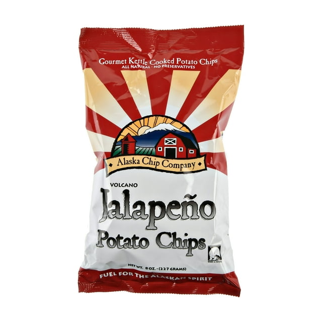 Alaska Chip Company Jalapeno Volcano Potato Chips, 8 oz - Walmart.com