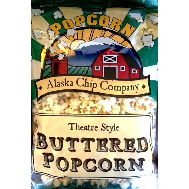 Alaska Chip Company Theatre Style Buttered Popcorn, 5.5 Oz. - Walmart.com