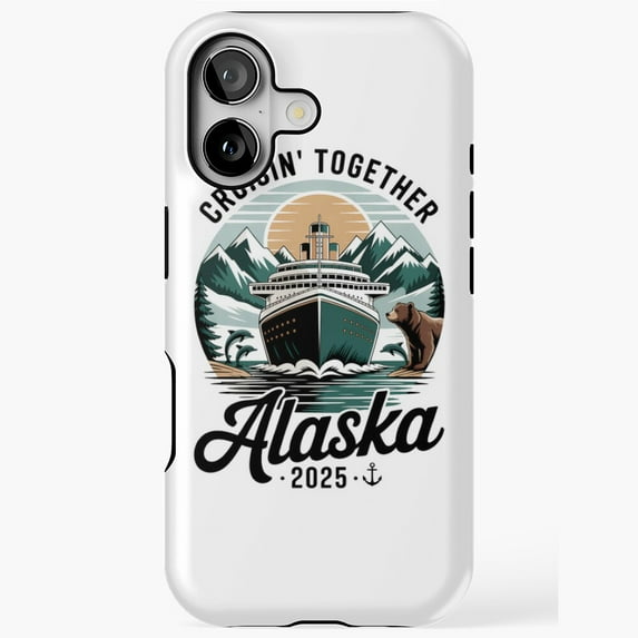 Alaska Cruise 2025 Cruising Together Group Trip iPhone Case with iPhone ...