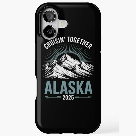 Alaska Cruise 2025 Family Vacation Travel Design iPhone Case 17 16 15 ...