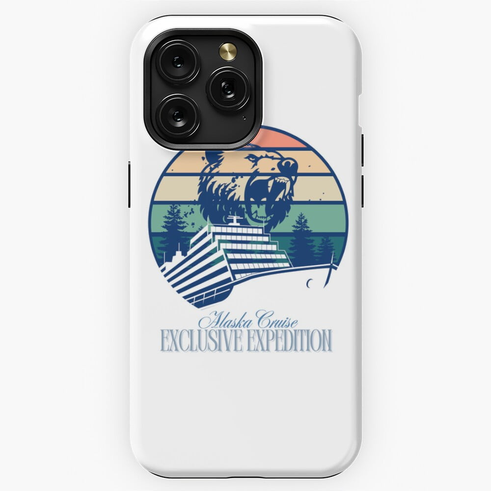 Alaska Cruise Exclusive Expedition Design iPhone Case 17 16 15 14 13 12 ...
