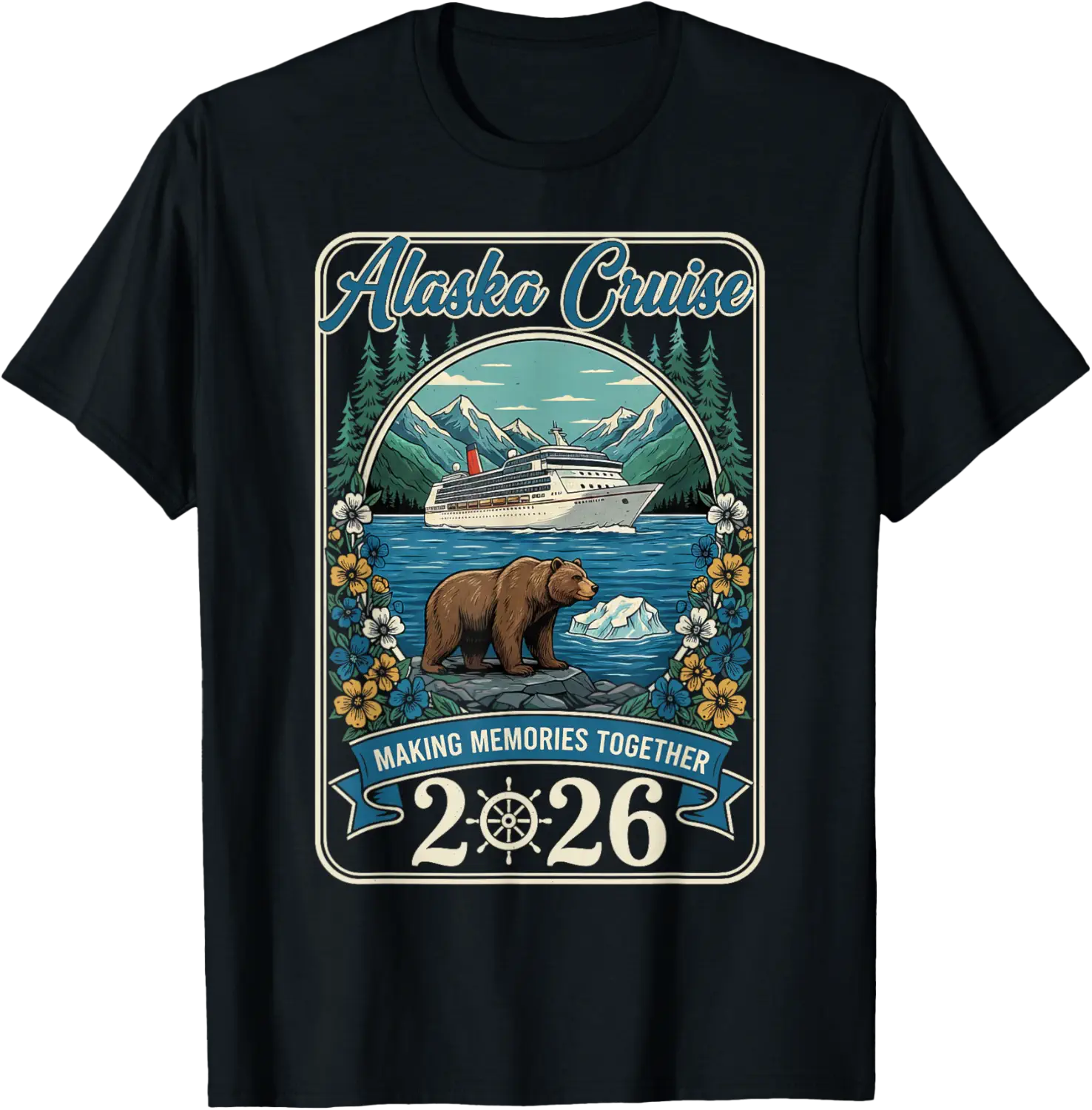 Alaska Cruise Family Friends And Group Alaskan T-Shirt - Walmart.com