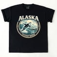 Alaska Cruise Shirt 2026 Minimal Line Art Whale Mountain Souvenir Tee ...