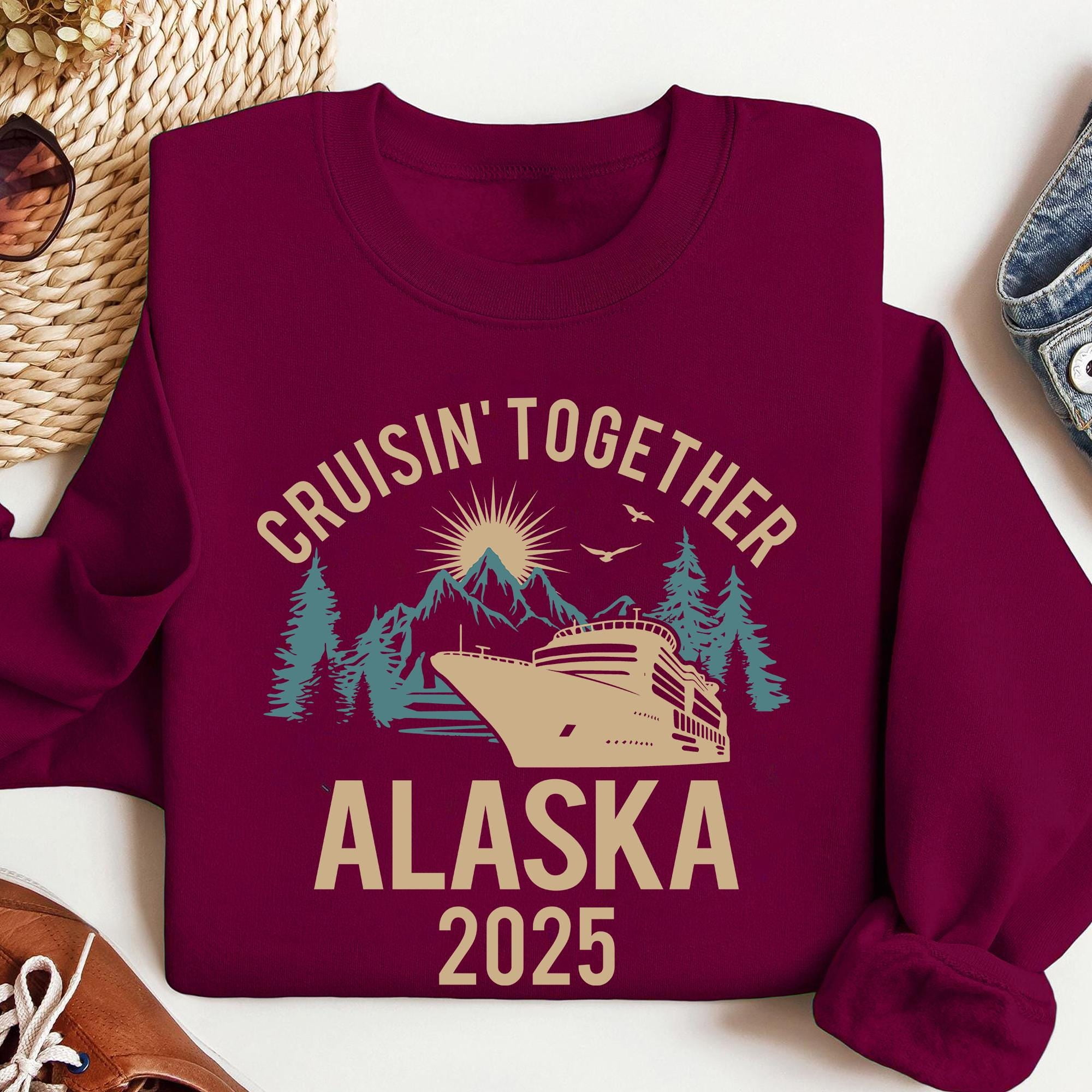 Alaska Cruise Sweatshirt, Matching Alaska Cruise Shirts, Alaska Cruise ...