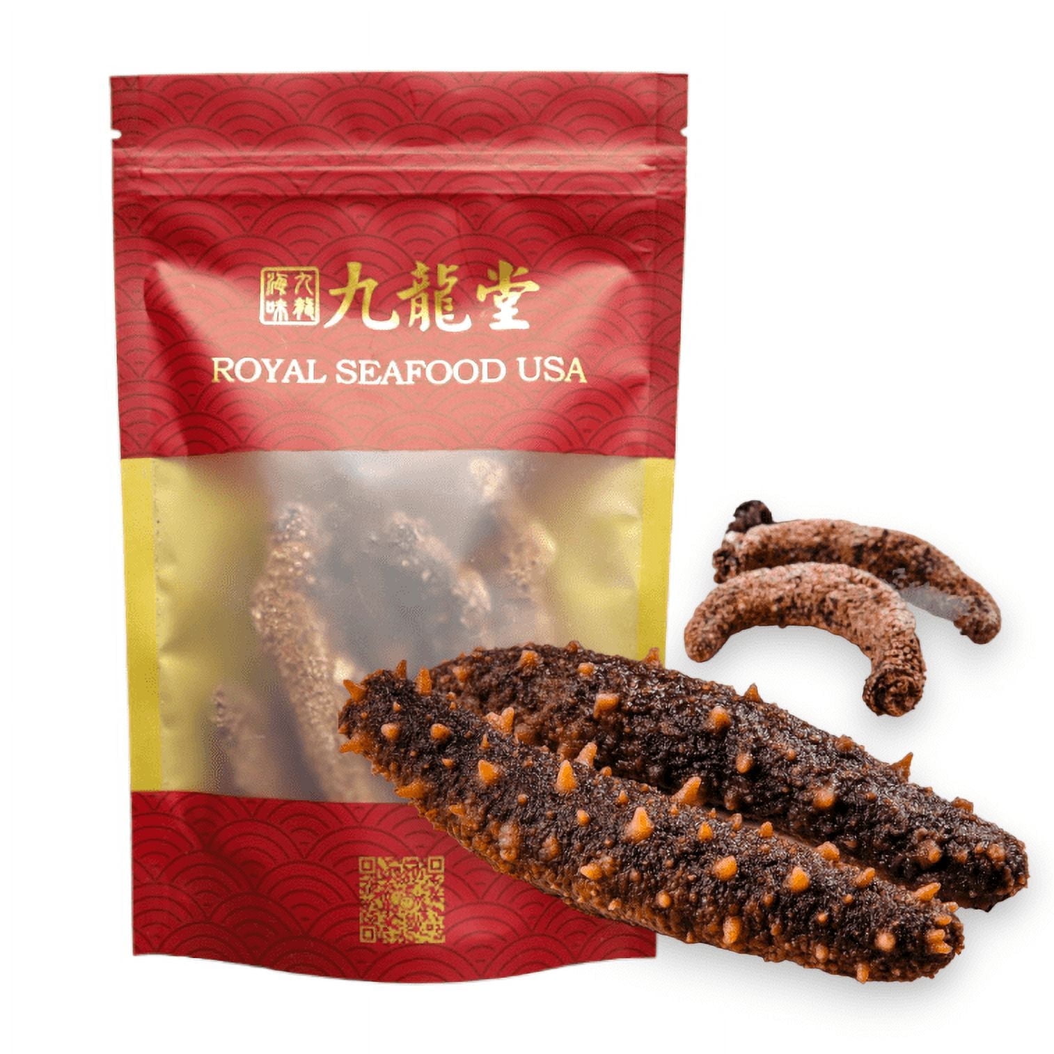 Alaska Dried Wild Caught Sea cucumber Large size 3-5 peices/4oz ...