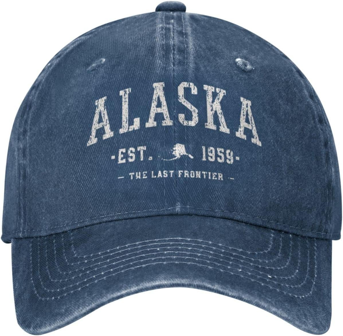 Alaska Est 1959 Baseball Cap Men Vintage Washed Distressed Sun Summer ...