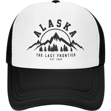 Alaska Est. 1959 State Map Souvenir Gift Mesh Trucker Hat Women ...