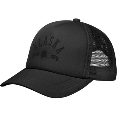 Alaska Est 1959 Mesh Trucker Hat Women Baseball Cap for Men Golf Dad ...
