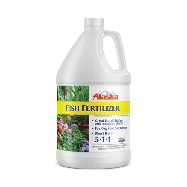 Alaska Fish Emulsion Fertilizer All Purpose 5-1-1 1 gal - Walmart ...