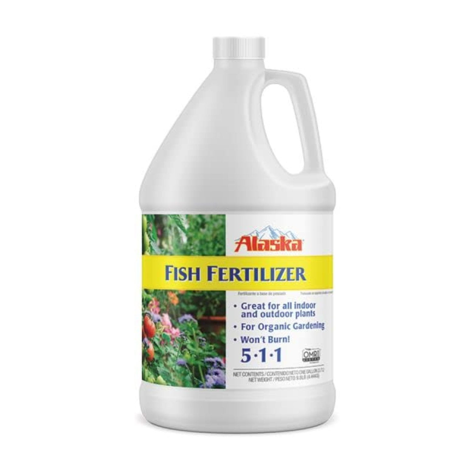 Alaska Fish Emulsion Fertilizer All Purpose 5-1-1 1 gal - Walmart ...