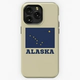 Alaska Flag Bold Gold Stars on Blue Field iPhone Case 17 16 15 14 13 12 ...