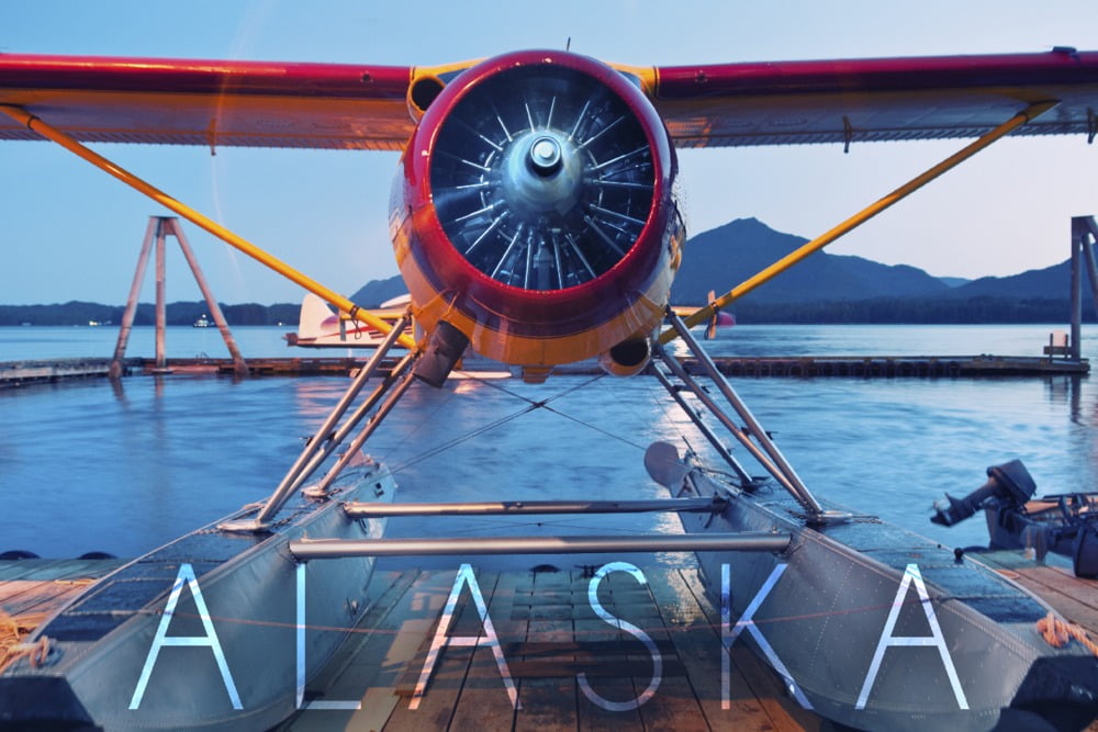 Alaska, Float Plane (12x18 Wall Art Poster, Room Decor) - Walmart.com