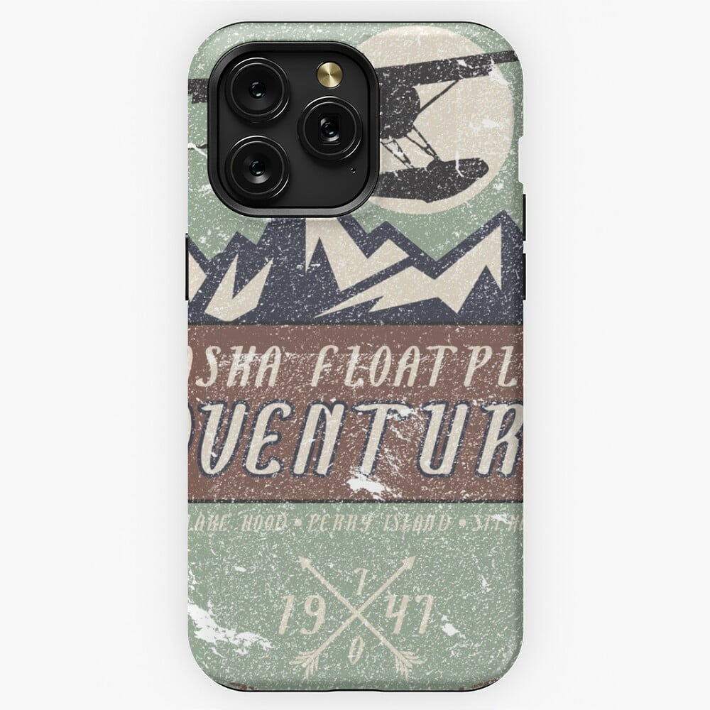 Alaska Floatplane Adventures Vintage Design iPhone Case 17 through 11 ...