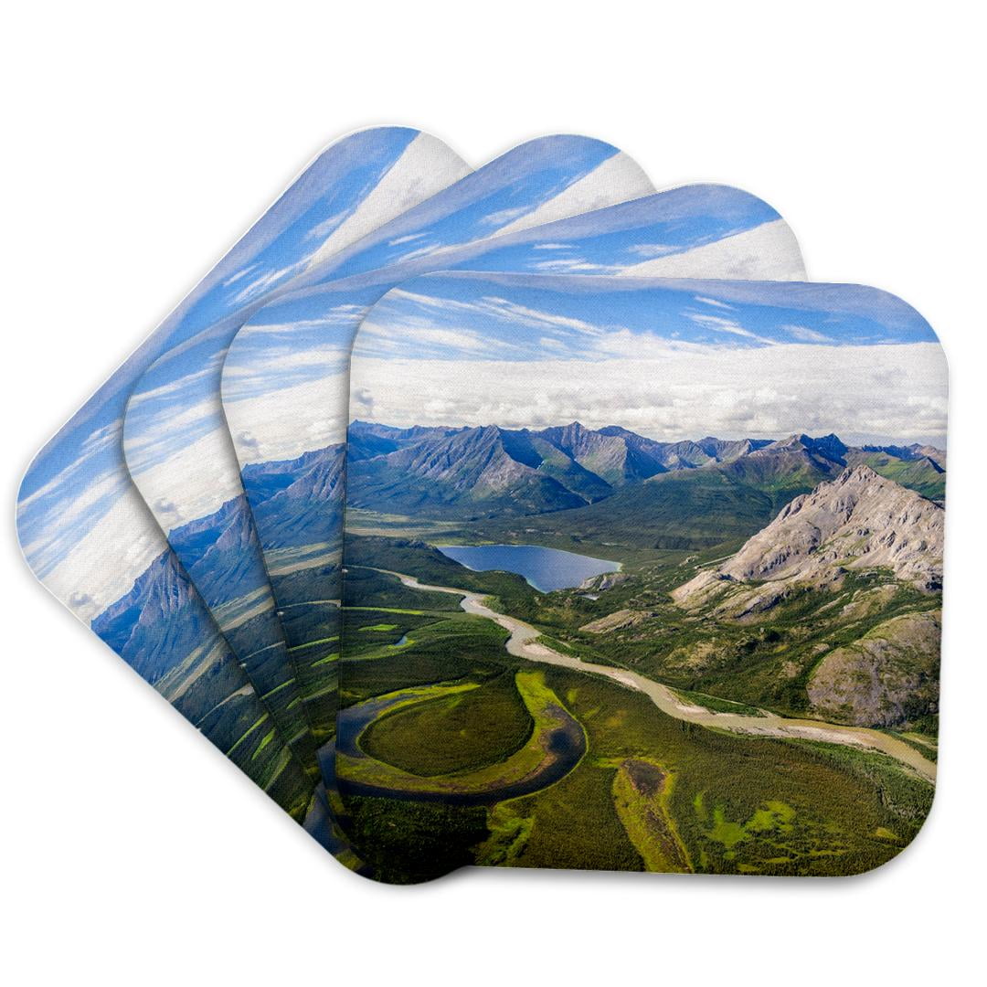 3drose, Alaska, Gates of the Arctic National Park. Alatna River Aerial ...