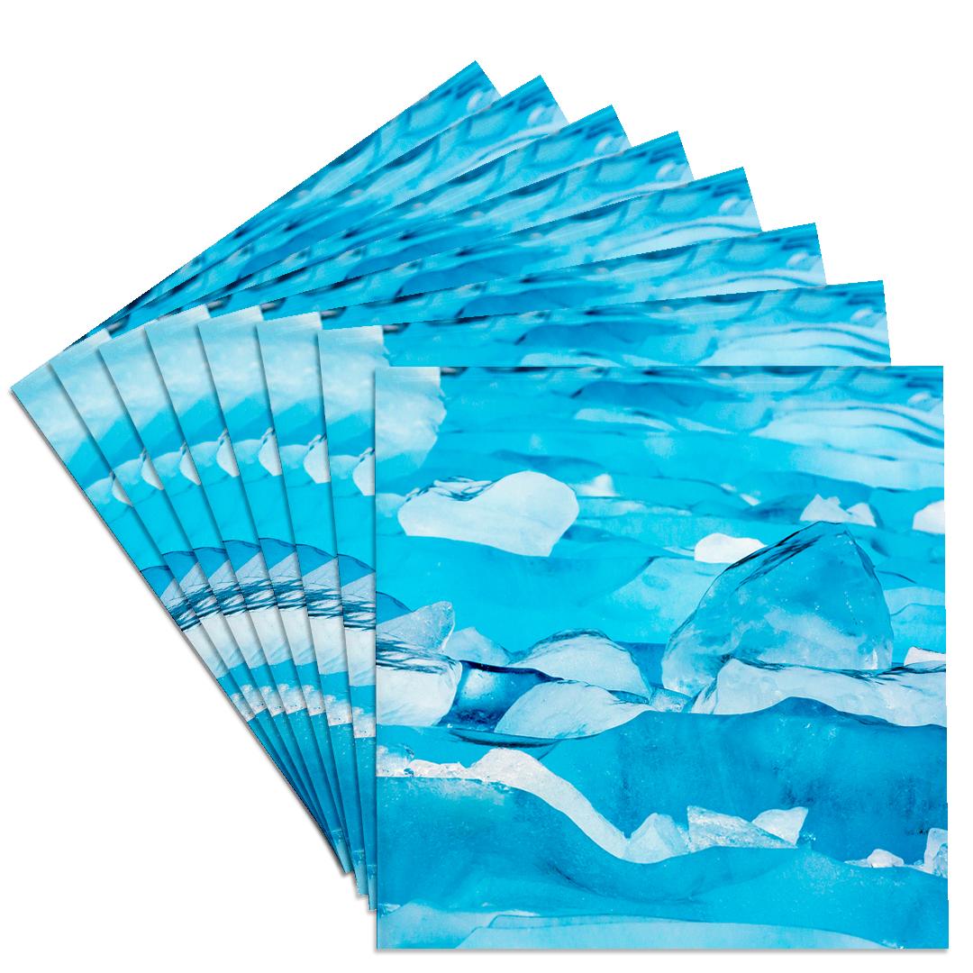 3drose, Alaska, Glacier Bay National Park. Close up of Blue Ice., Set ...
