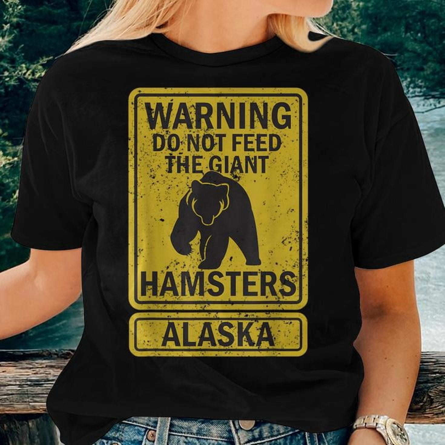 Alaska Grizzly Brown Kodiak Bear Graphic T-Shirt Women Adult Cotton ...