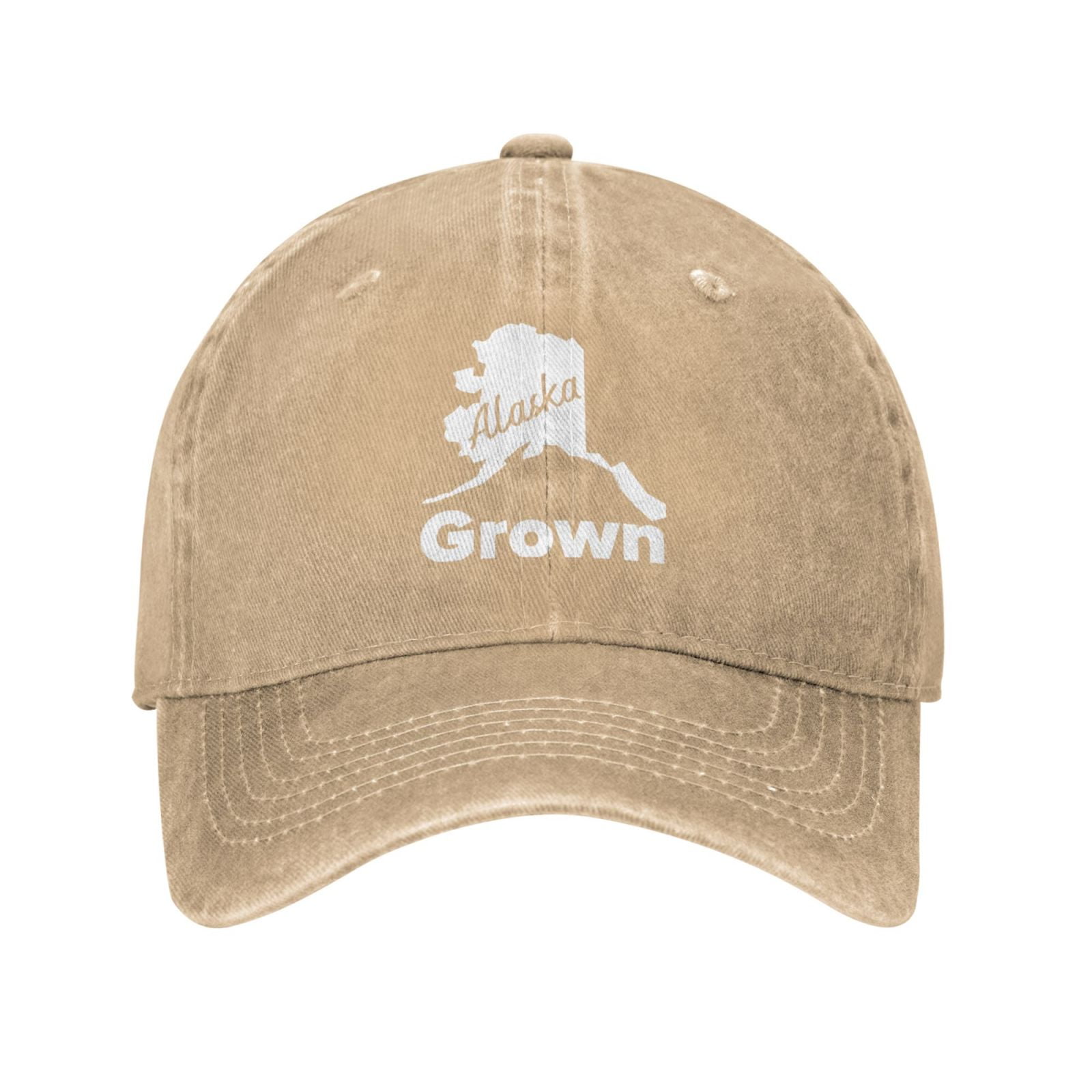 Alaska Grown Unisex Denim Baseball Cap Adjustable Vintage Trucker Hat ...