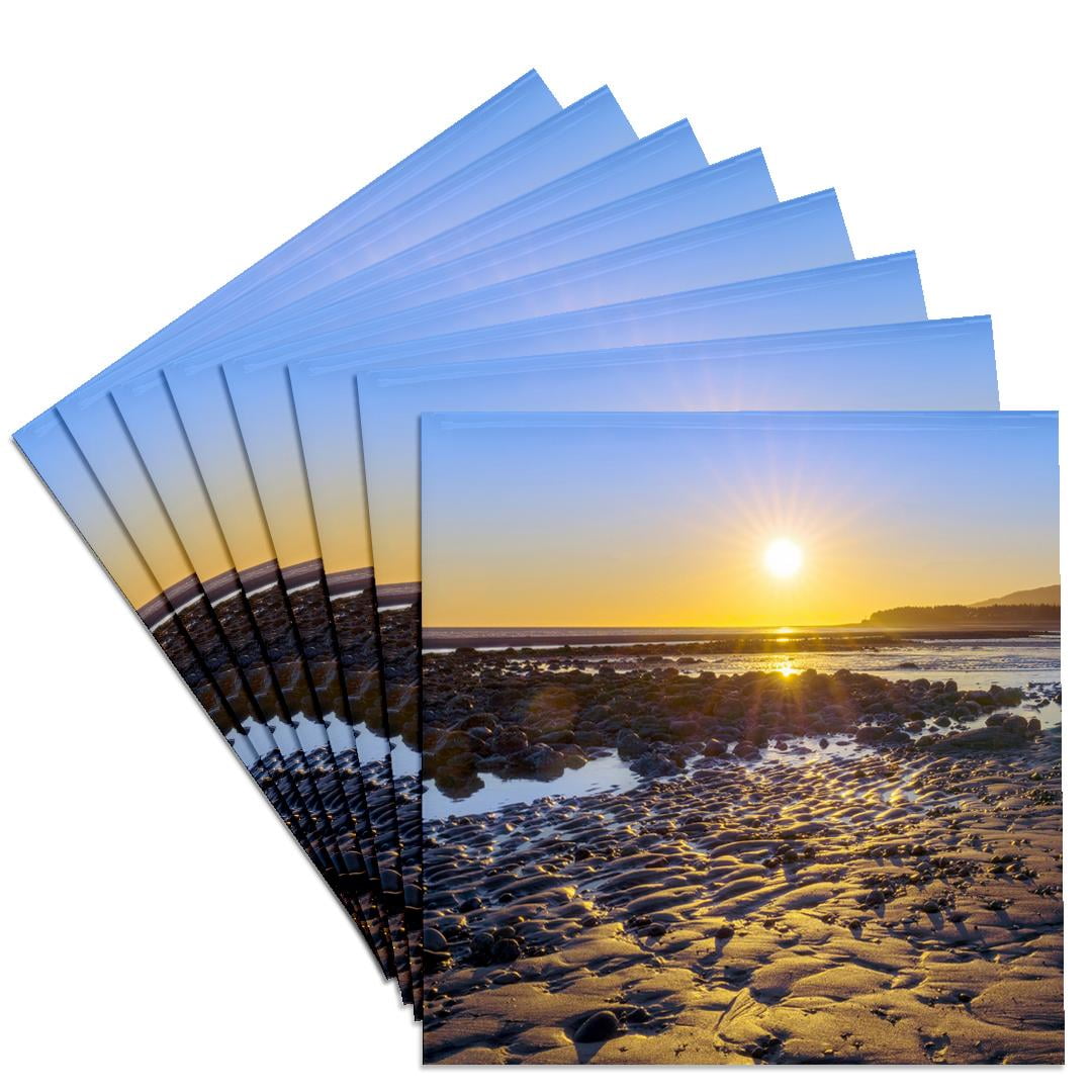 3drose, Alaska, Homer Spit. a Sunset Landscape over Tide Pools 2., Set ...