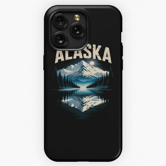 Alaska Juneau Mountains Wildlife Moose Design iPhone Case 17 11 12 13 ...