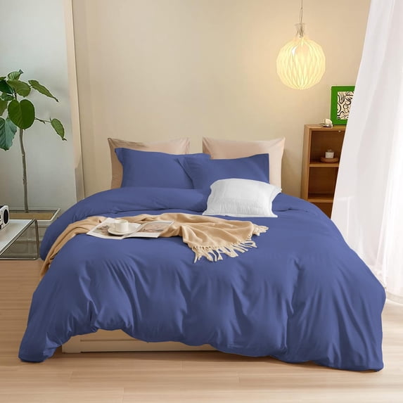 Alaska King ( 132" x 120" ) (Mediterranean Blue, Solid) 600 Series Pima ...
