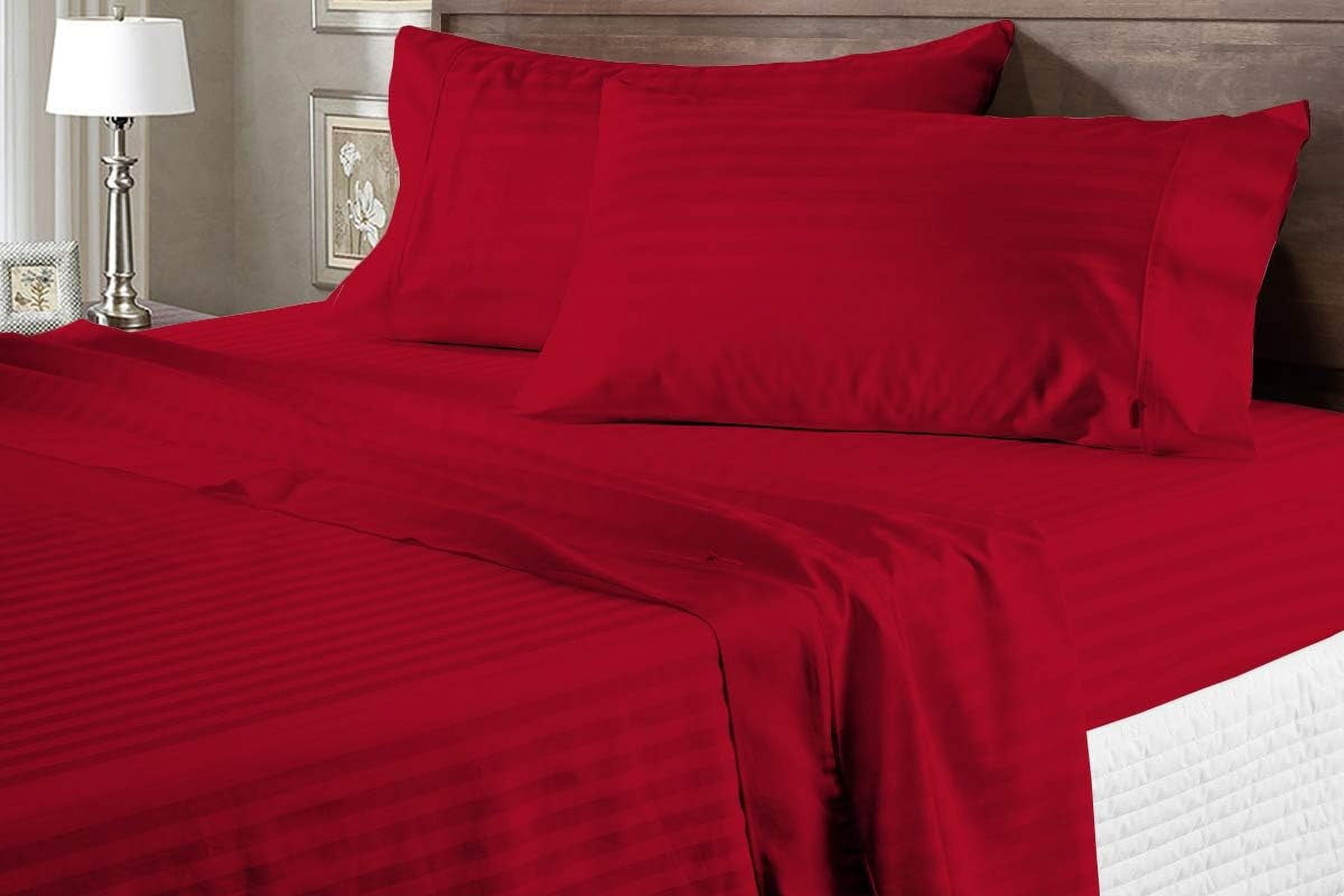 Alaska King Size 4-PCs Sheet Set, 500 Thread Count 100% Egyptian Cotton ...