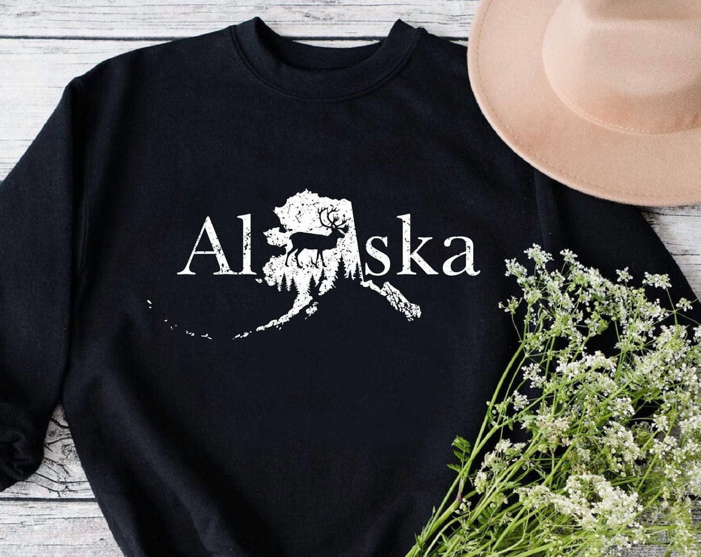Alaska Moose Sweatshirt,Alaska Gifts,Alaska Vacation Sweater,Alaska ...