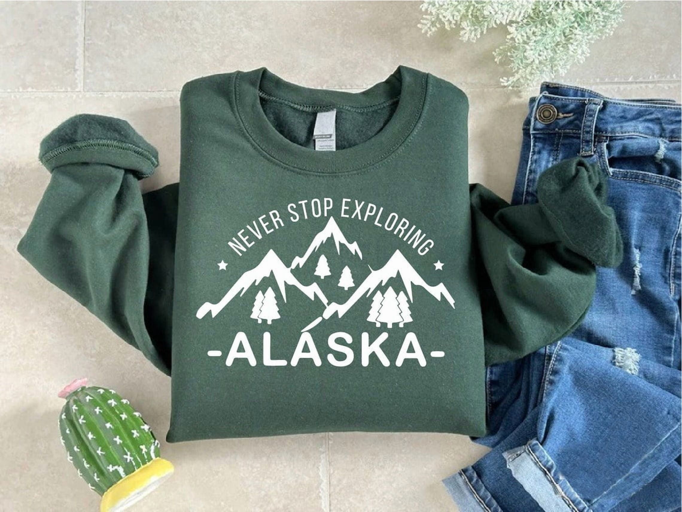 Alaska Mountain Sweatshirt, Exploring Alaska Shirt, Family Cruise ...